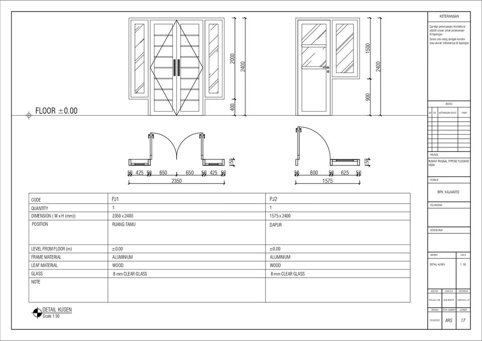 2D Autocad Design | Free Revisi Unlimited