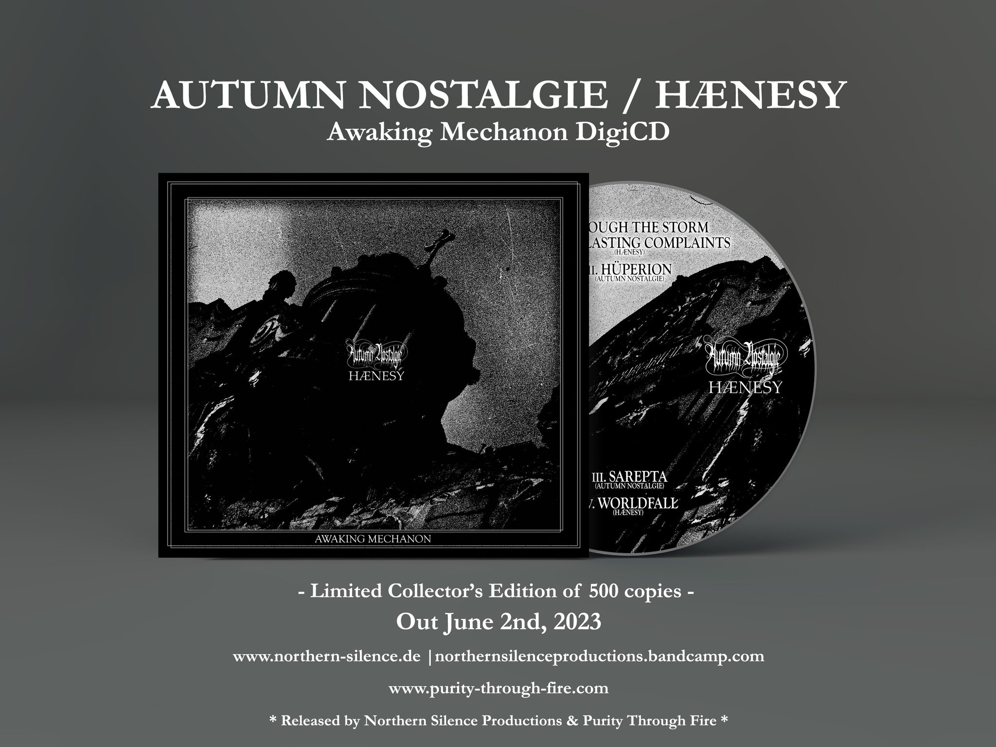 Hænesy / Autumn Nostalgie – Közös split lemez – Fémforgács