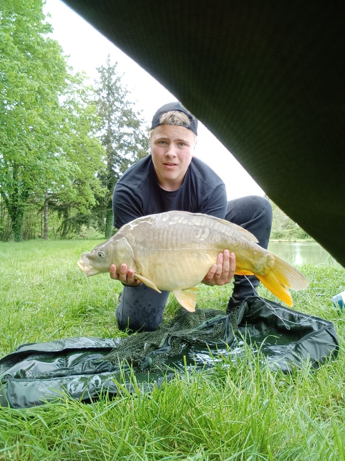 Last Leather Carp caught | (Cyprinus Carpio Carpio) | FishFriender