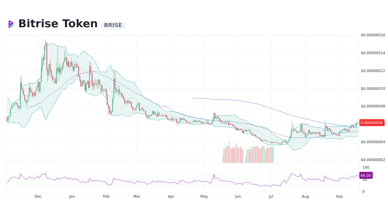 Bitrise Token [BRISE] Live Prices & Chart