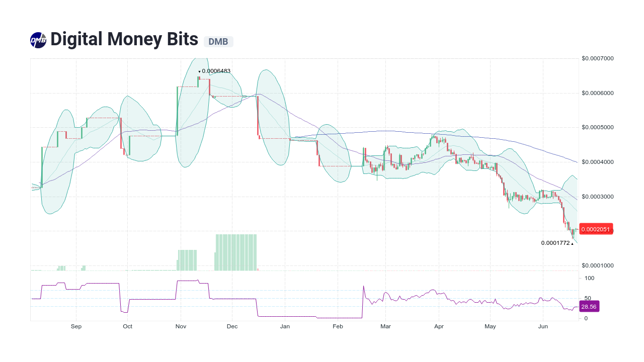 Digital Money Bits [DMB] Live Prices & Chart