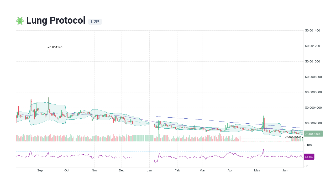 Lung Protocol [L2P] Live Prices & Chart