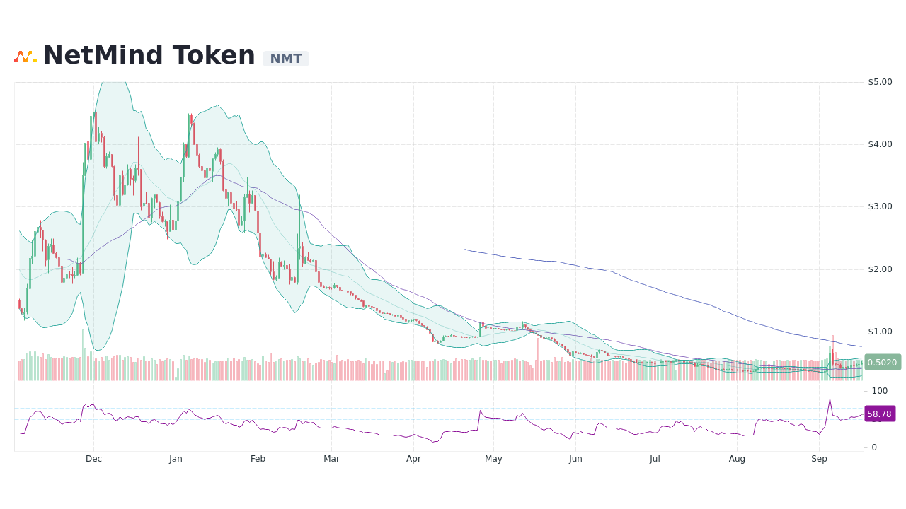 NetMind Token [NMT] Live Prices & Chart