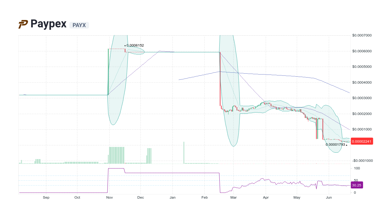 Paypex [PAYX] Live Prices & Chart