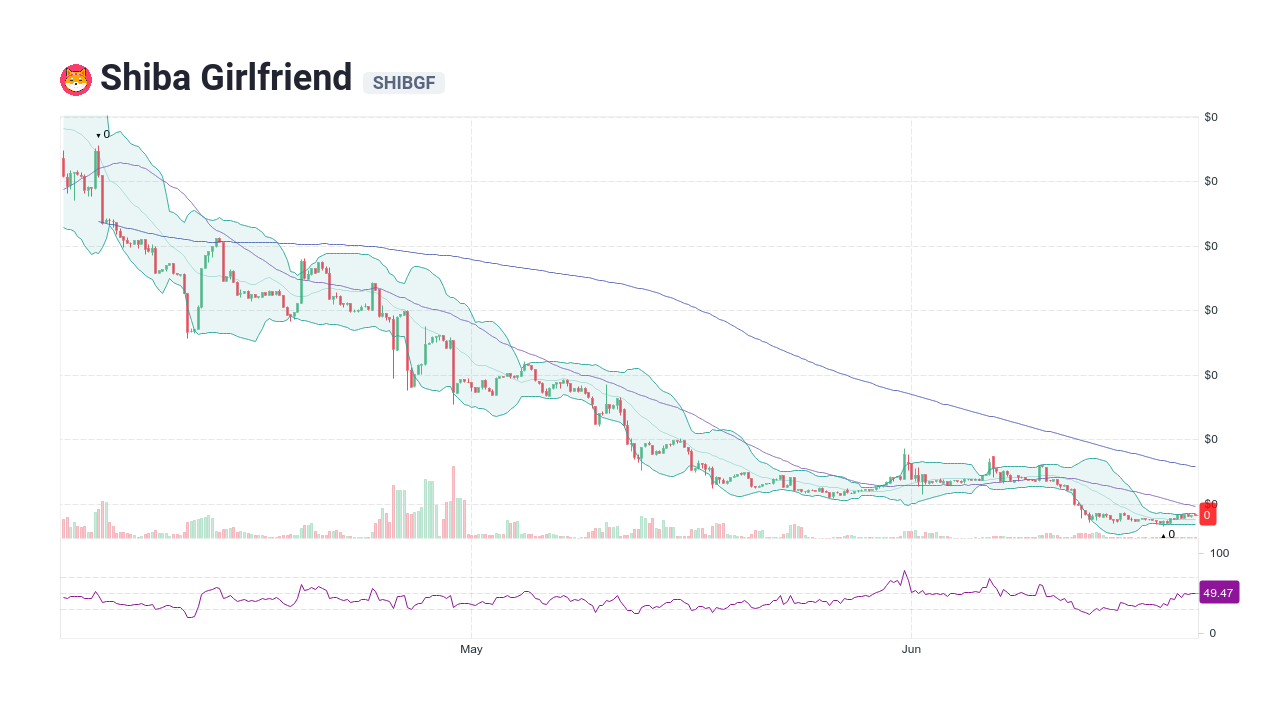 Shiba Girlfriend (SHIBGF) Price History - BitScreener