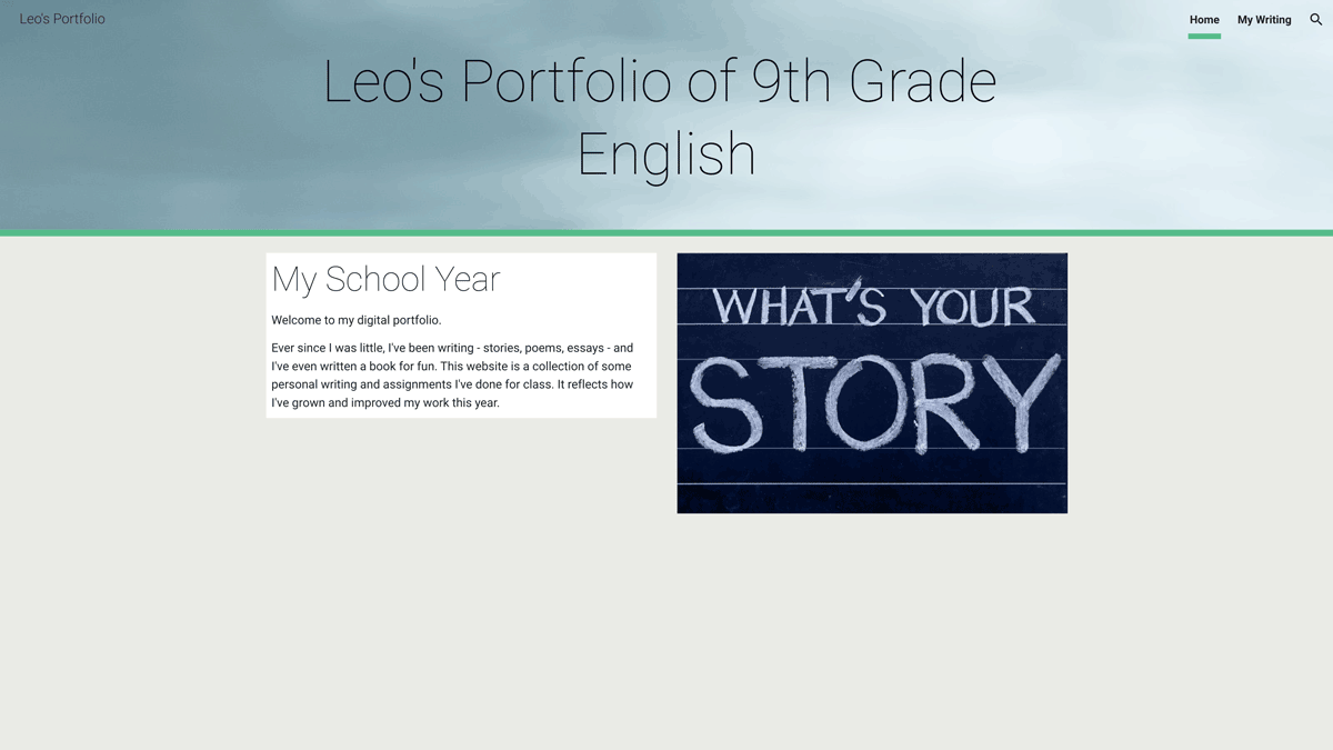 Build A Portfolio With Google Sites Applied Digital Skills