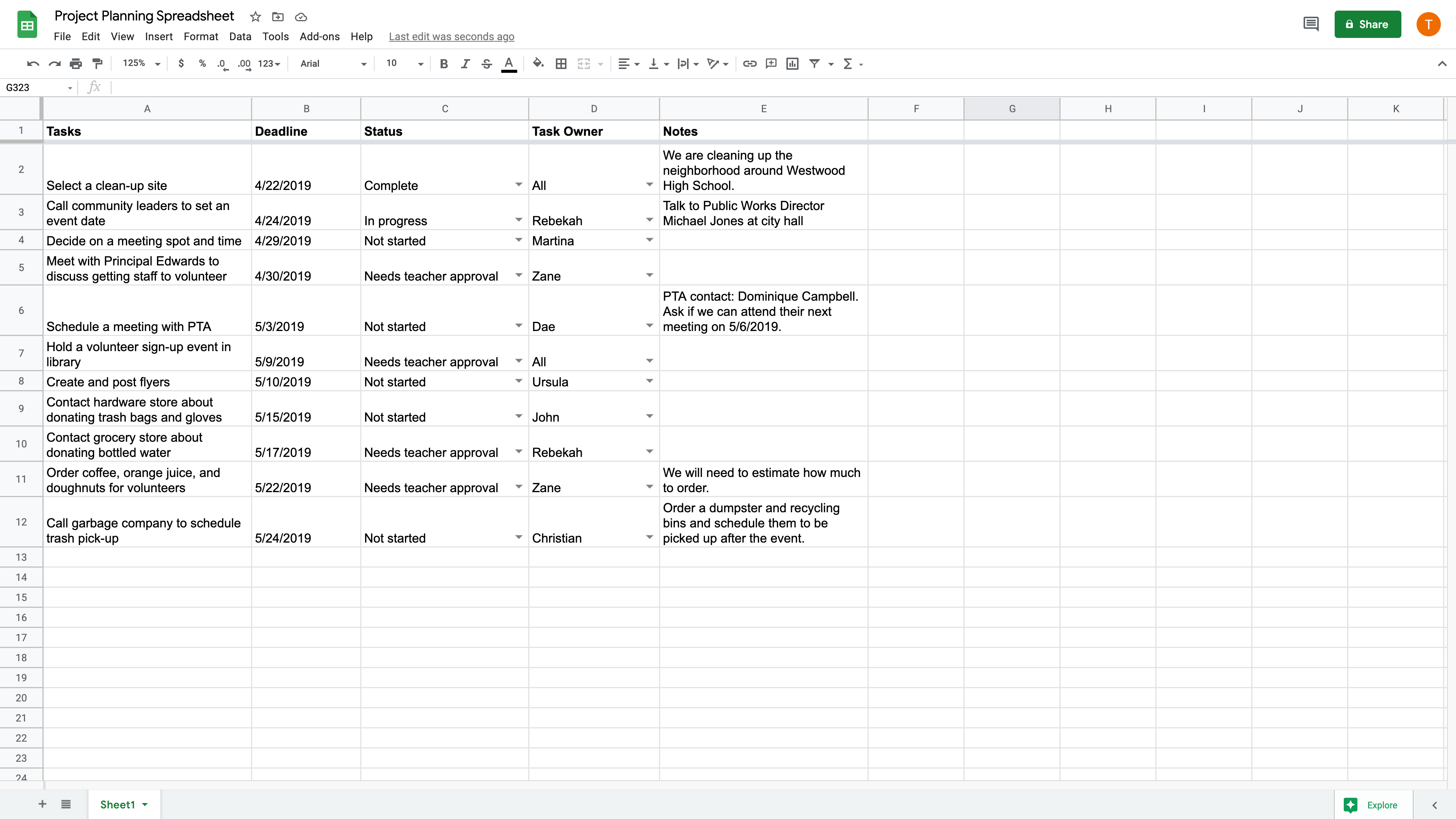 Plan Your Community Service Project - Applied Digital Skills