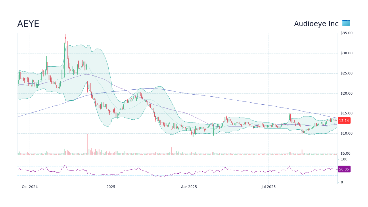 AEYE - Audioeye Inc Stock Price Forecast 2025, 2026, 2030 to 2050 - StockScan