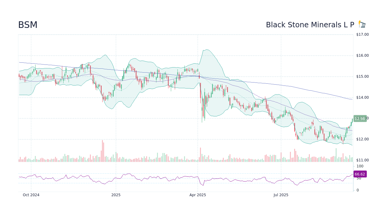 BSM Stock Price - Black Stone Minerals L P Stock Candlestick Chart ...