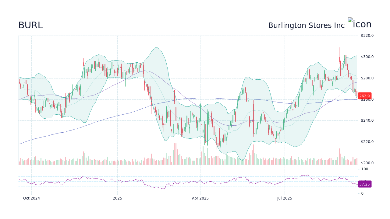 BURL Stock Price - Burlington Stores Inc Stock Candlestick Chart ...