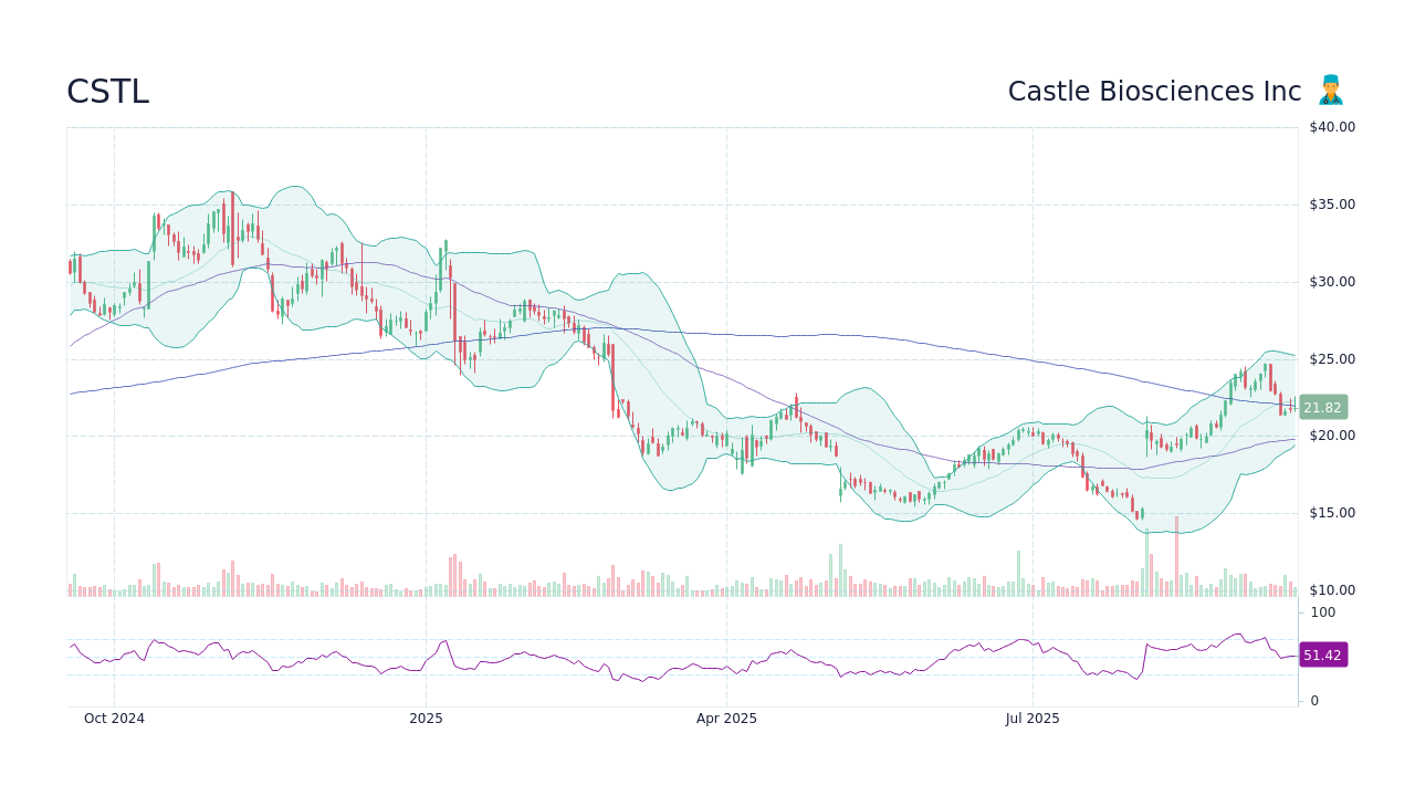CSTL Stock Price - Castle Biosciences Inc Stock Candlestick Chart ...