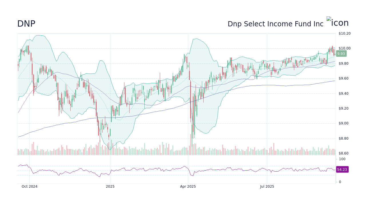 Why is Dnp Select Income Fund Inc (DNP) Stock down 5.32% today? - StockScan