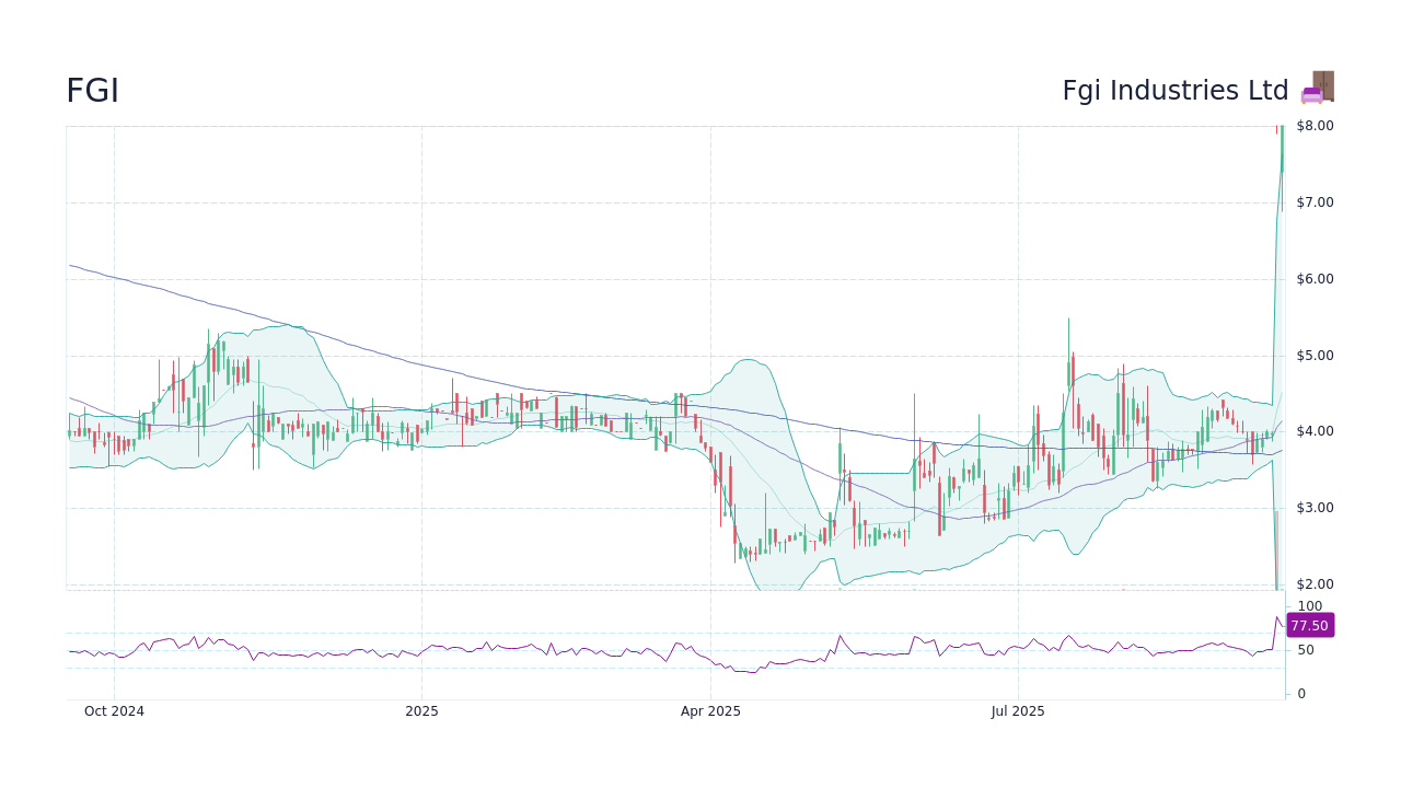 FGI - Fgi Industries Ltd Stock Price Forecast 2025, 2026, 2030 to 2050 - StockScan