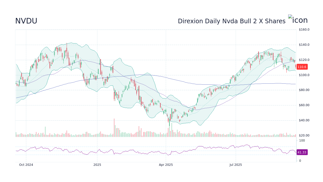 NVDU - Direxion Daily Nvda Bull 2 X Shares Stock Price Forecast 2025 ...