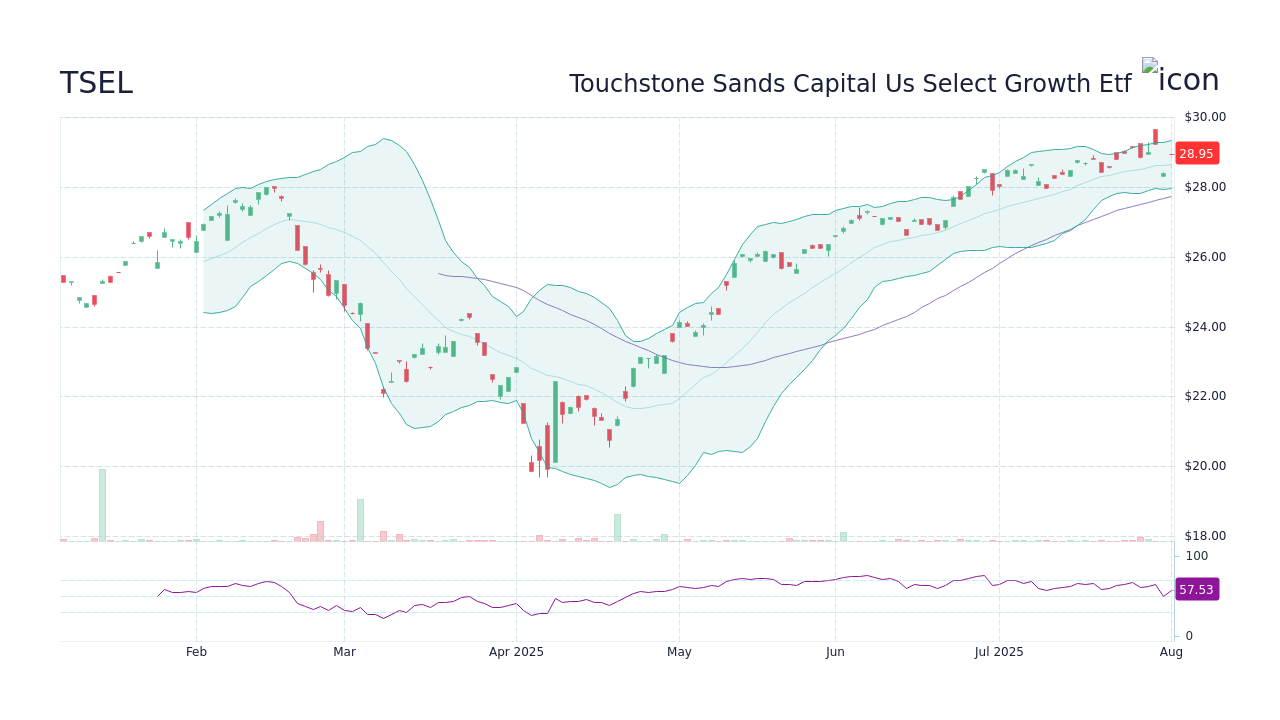 TSEL - Touchstone Sands Capital Us Select Growth Etf Stock Price ...
