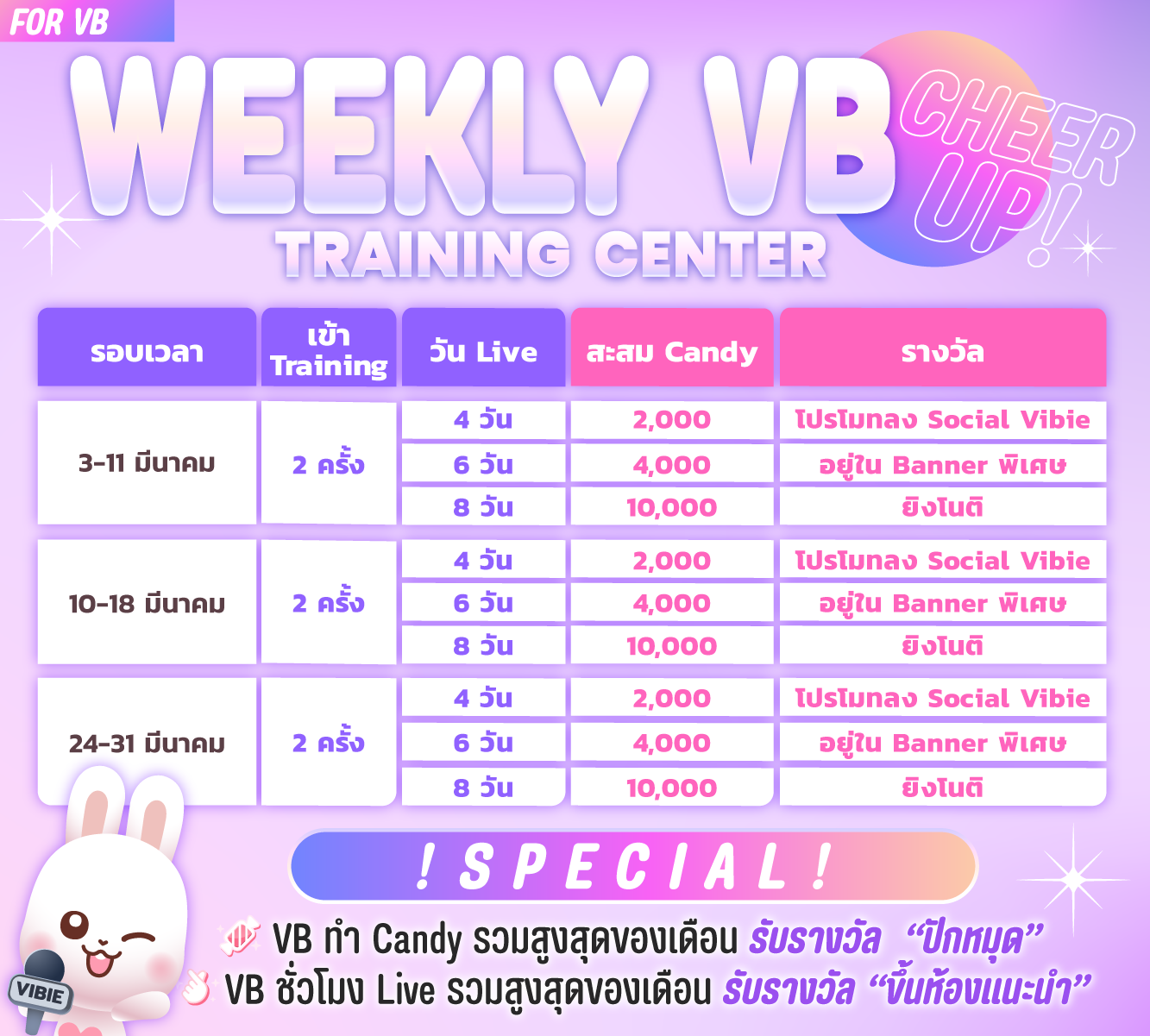 VB Bunny DreamTeam | Vibie Live