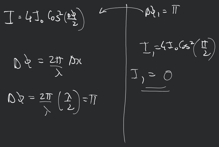 In YDSE setup if path difference at P and Q location on screen is 2λ and..