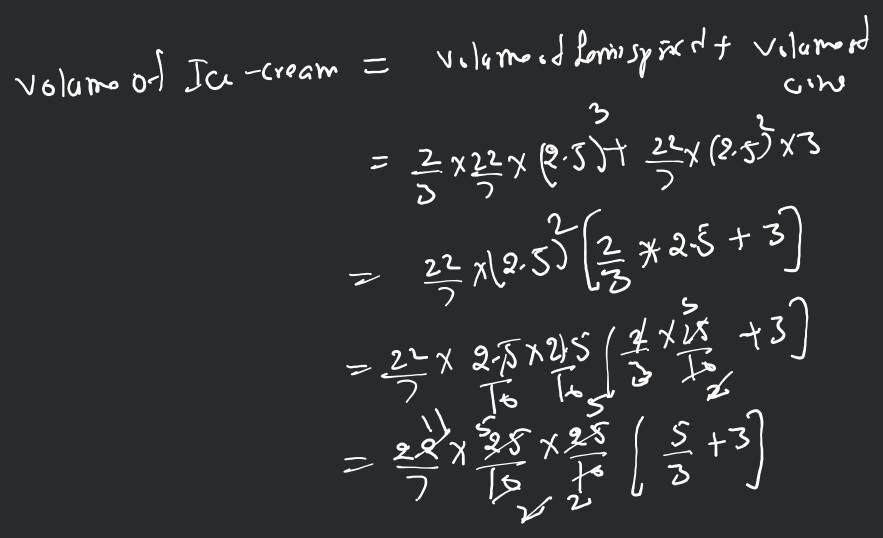 A. An ice cream cone has a hemispherical top. If the height of the conica..