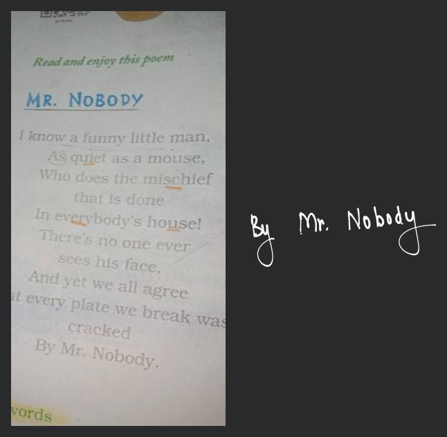 Mr Nobody Poem