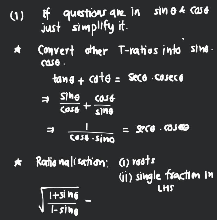 How to remember trigonometry formulas, solve proves? | Filo