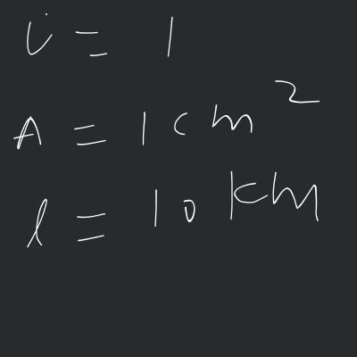 Find the velocity of charge leading to 1 A current which flows in a coppe..