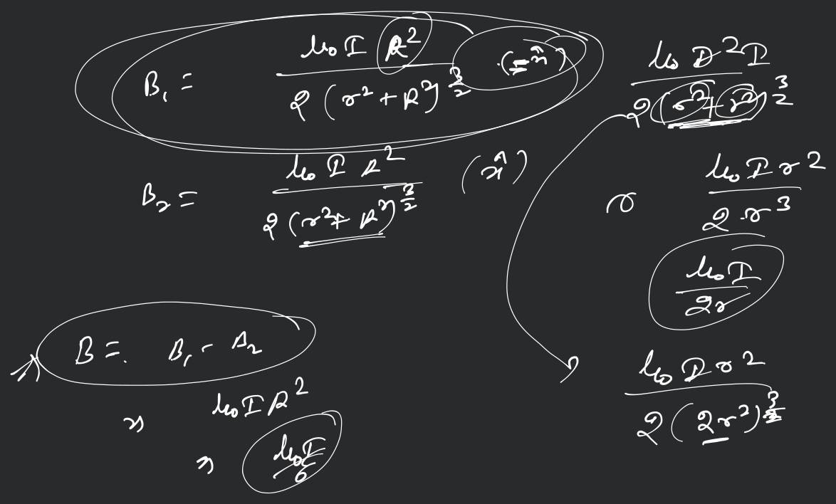 2. Two identical circular loops P and Q, each of radius r and carrying eq..