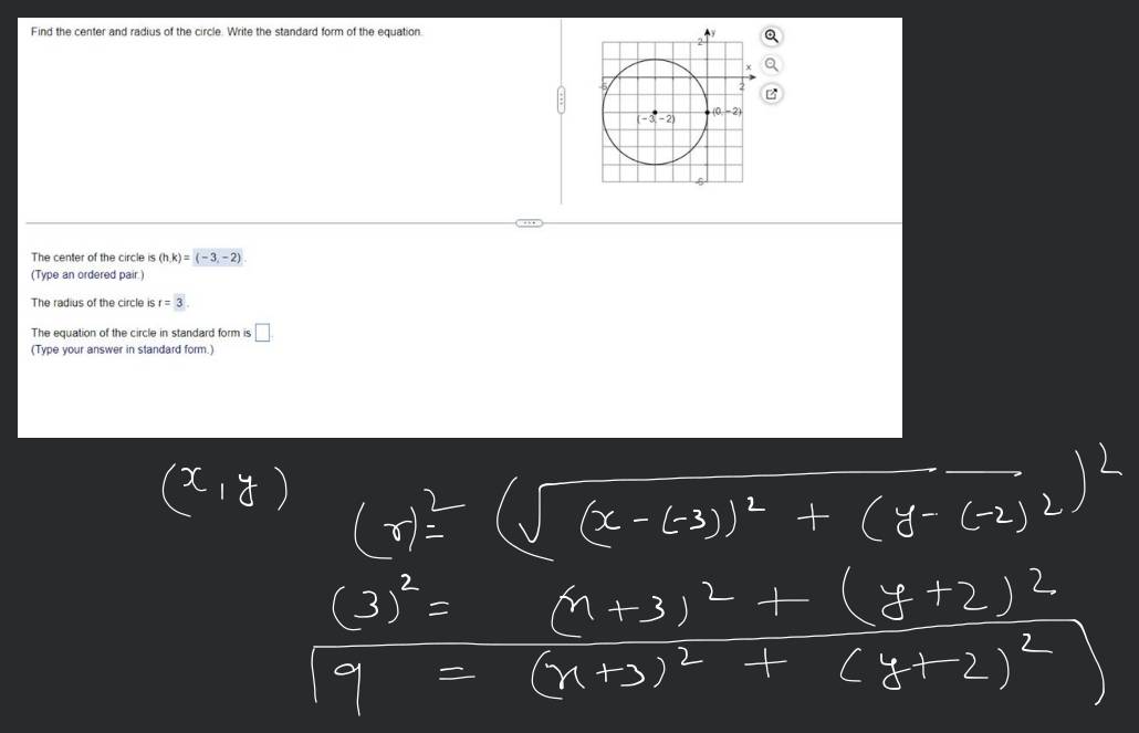 Standard Form Of A Circle