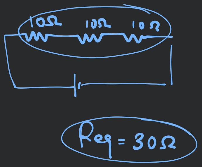 Calculate the equivalent resistance of the following electric circuit