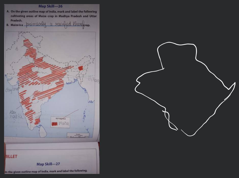 Map of maize how to fill maps of only maize production | Filo