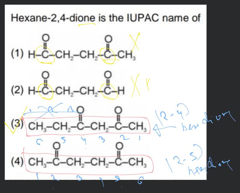 Hexane-2,4-dione is the IUPAC name of | Filo