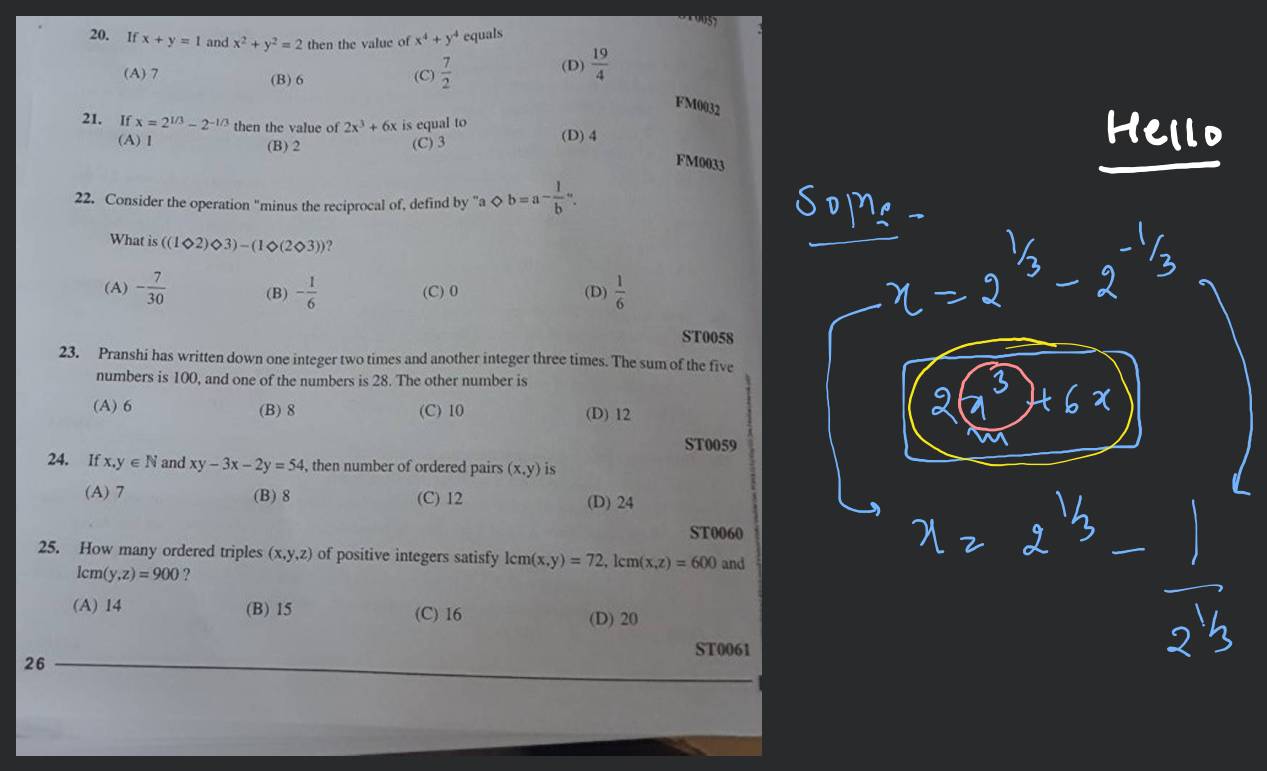 How many ordered triples (x,y,z) of positive integers satisfy lcm(x,y)=72..