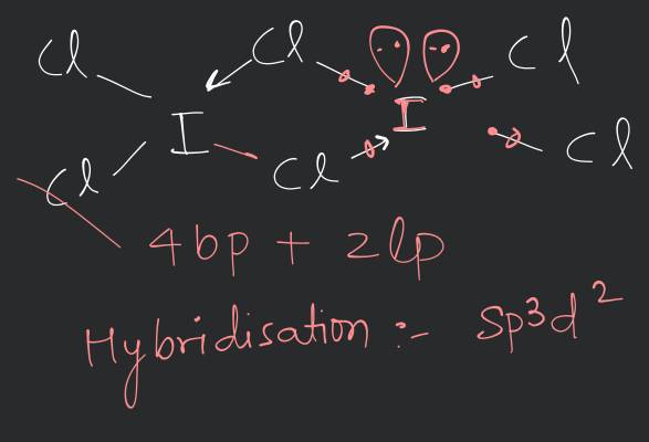 Which of the following statement is/are correct about I2Cl6 :(A) Iodine..