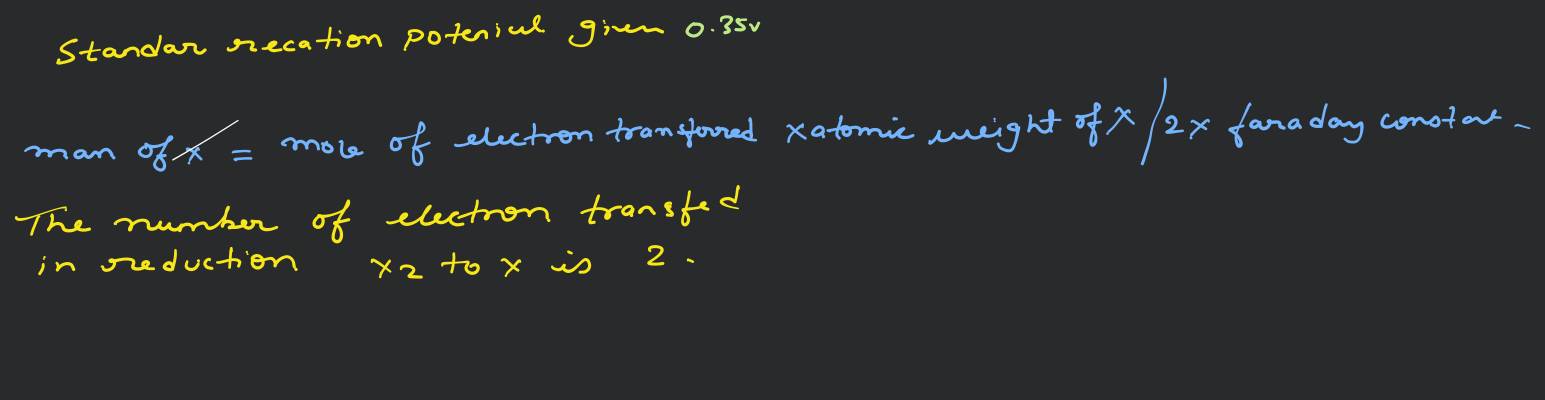 An aqueous solution contains 1.0M of X2+ and 0.001M of Y2+ ions at 25∘C.X..