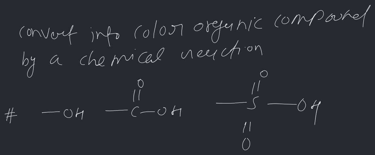 Define chromophore and auxochrome with examples. | Filo
