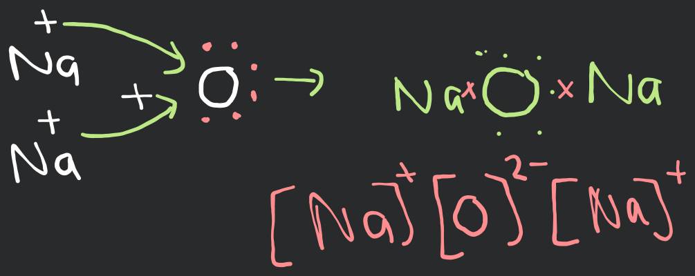 Electron dot structure for sodium #show the formation of na2o by transfer..