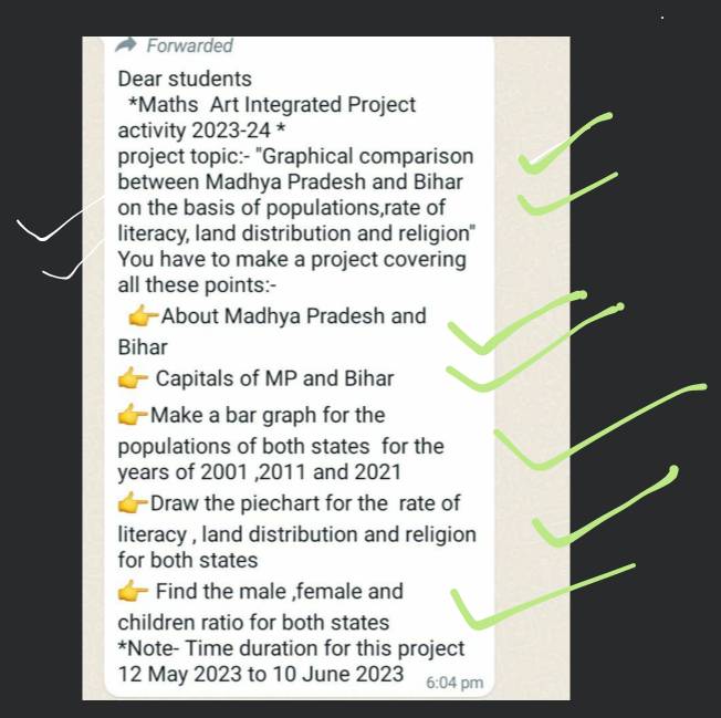 Forwarded Dear students *Maths Art Integrated Project activity 2023-24