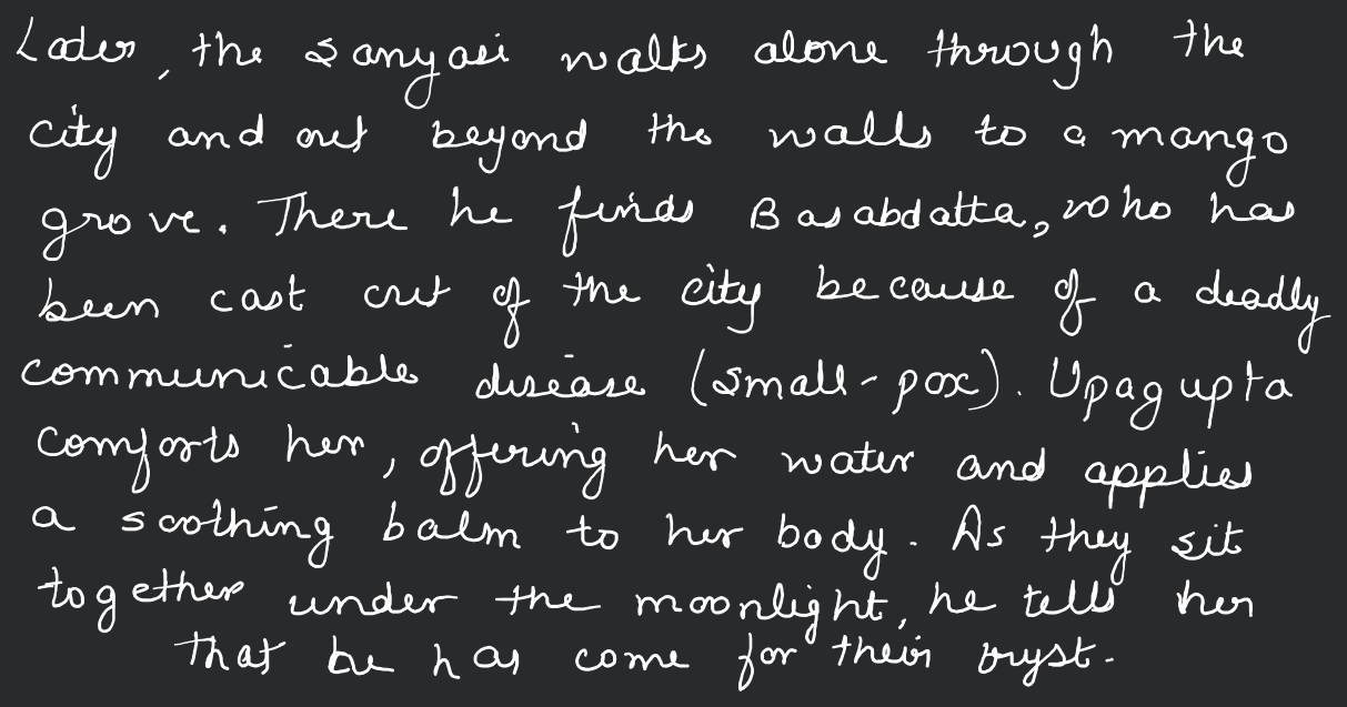 1 Abhisara - the Tryst - Rabindranath Tagore Upagupta, the disciple of Bu..