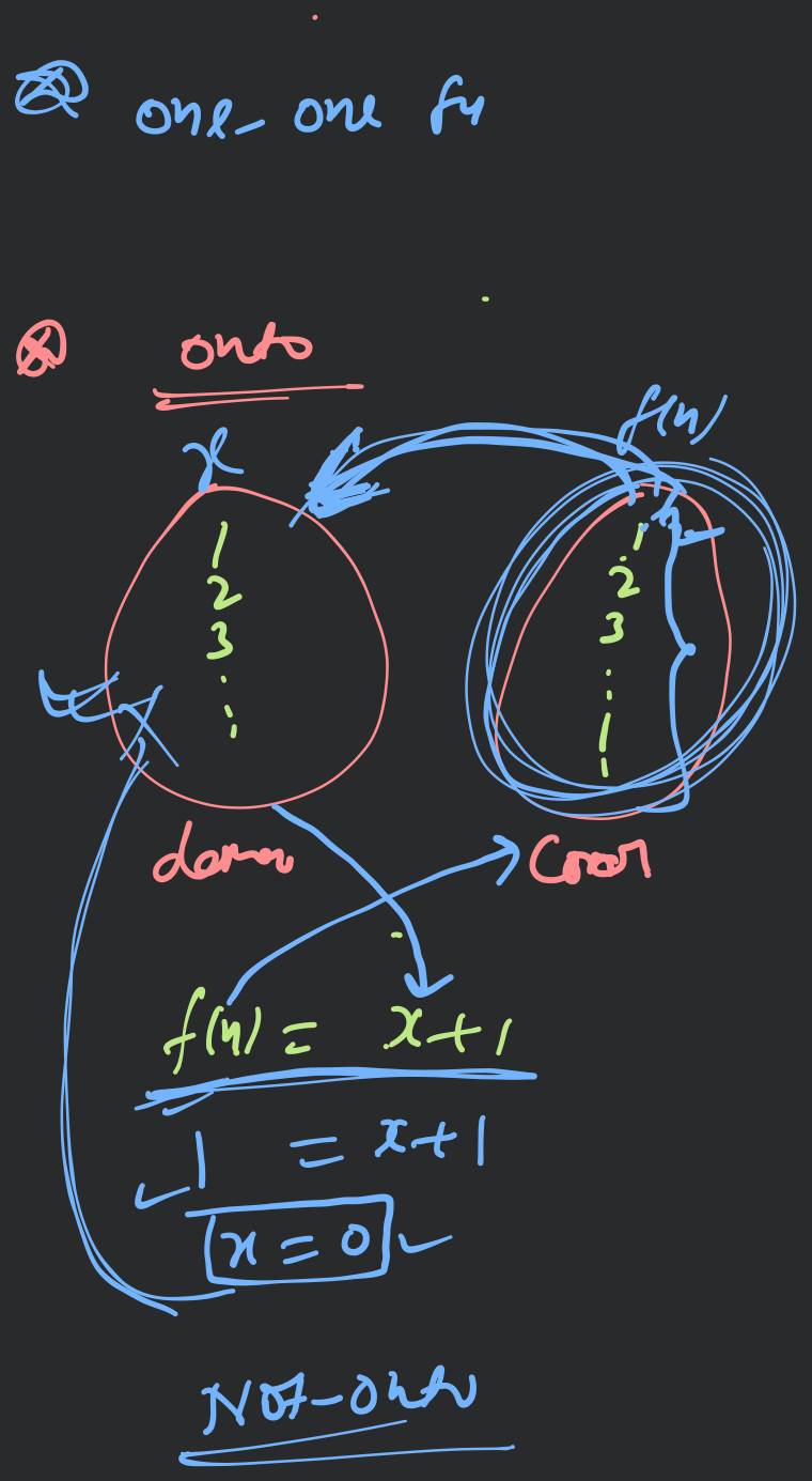 5) Which of the following relations is/are one-one function? R1 ={(x,y)∣x..