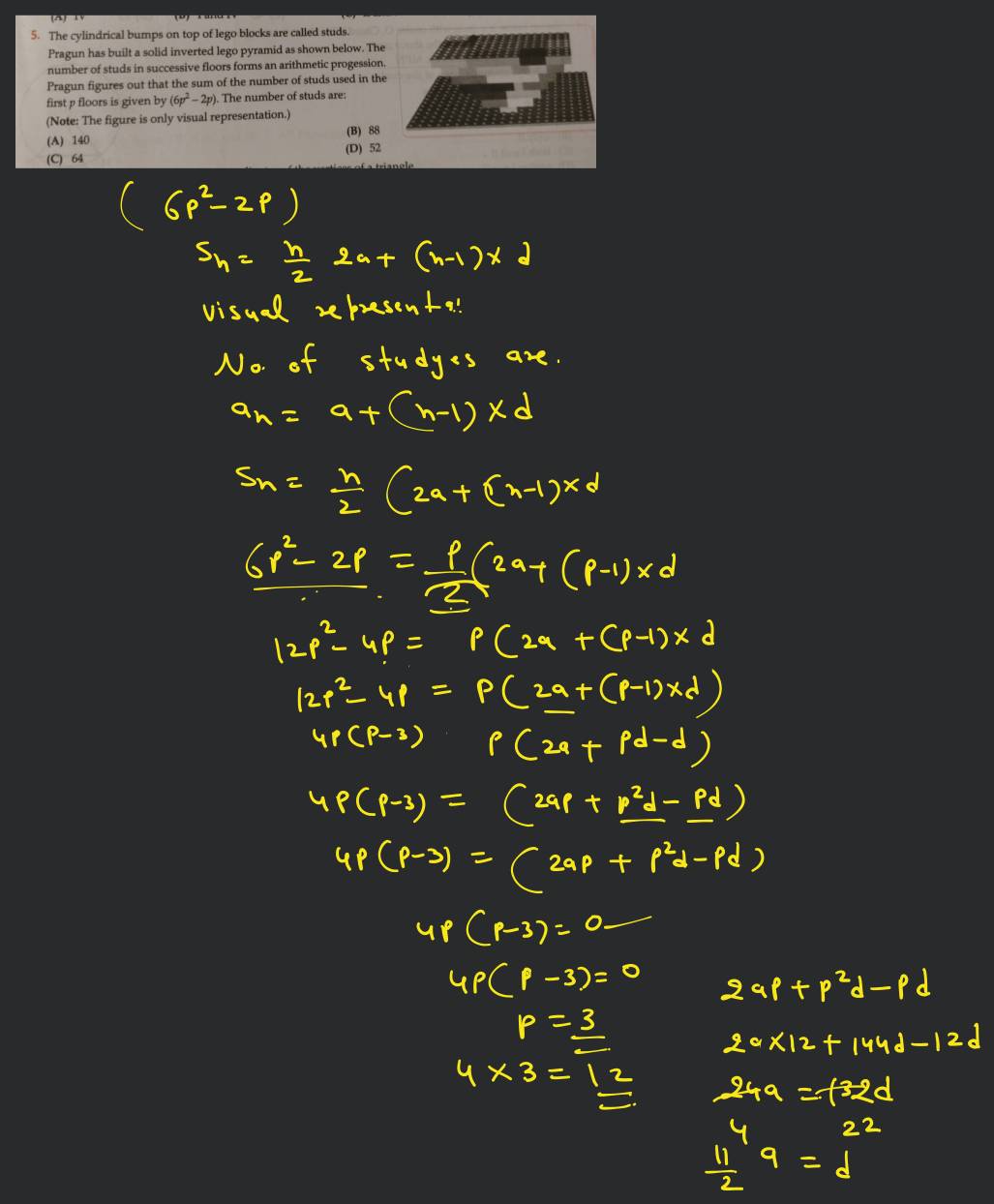 The cylindrical bumps on top of lego blocks are called studs. Pragun has