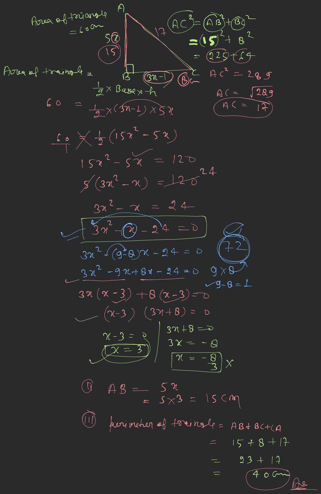 Q6 There is a triangular playground Many children and people are playing