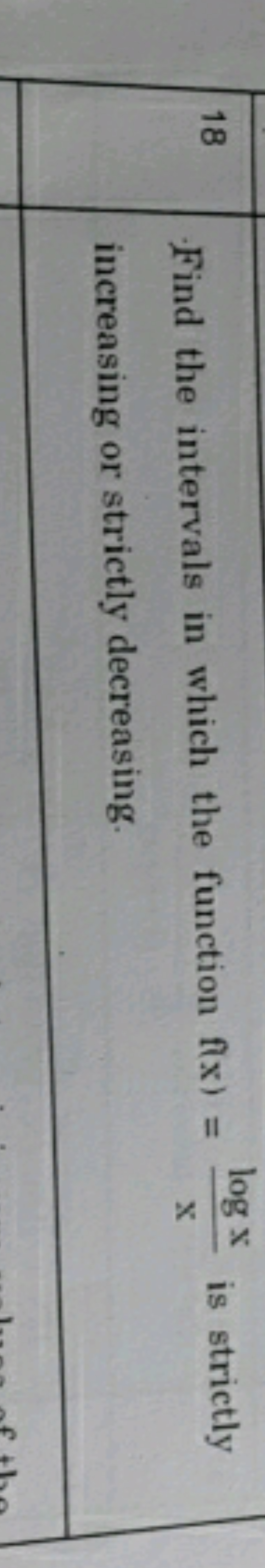 \begin{tabular} { | l | l | } \hline 18 & \begin{tabular} { l } Find th.. \begin{tabular} { | l | l | } \hline 18 & \begin{tabular} { l } Find th..