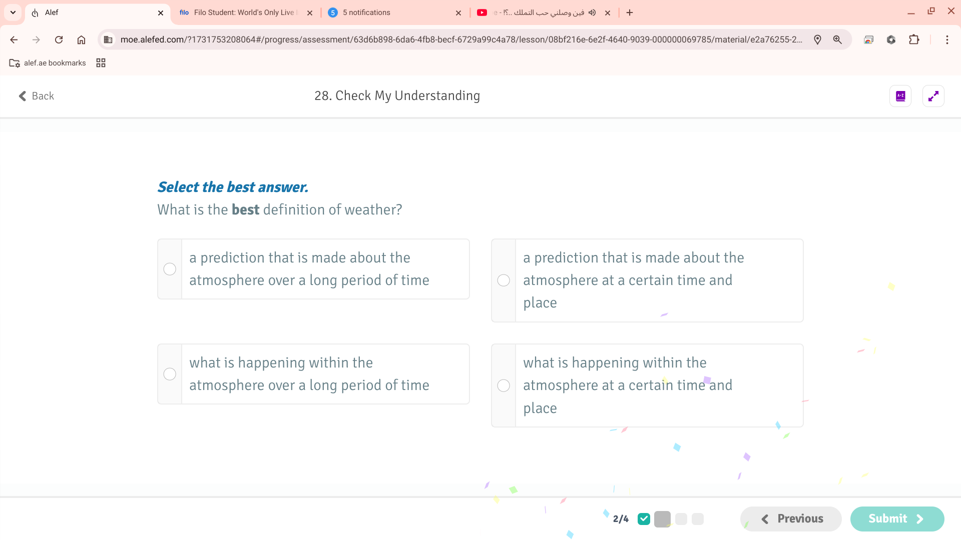 Alef filo Filo Student: World's Only Live 5 notifications e - فين وصلني ح..