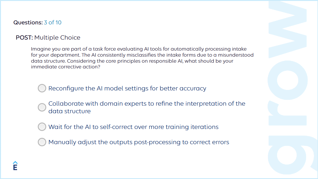 Imagine you are part of a task force evaluating AI tools for automaticall..