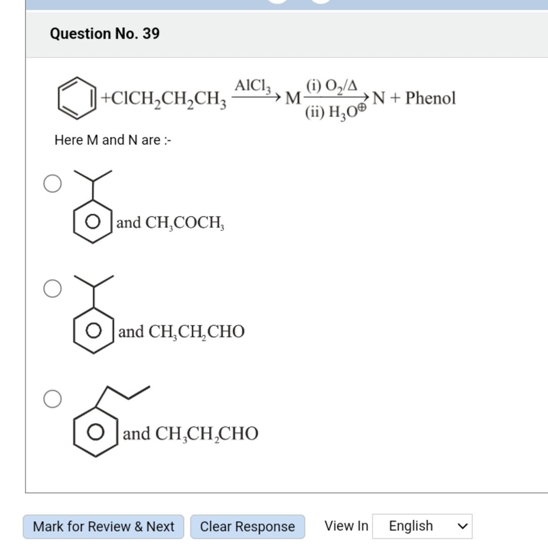 Question No. 39 \[ \mathrm { ClCH } _ { 2 } \mathrm { CH } _ { 2 } \mathr..