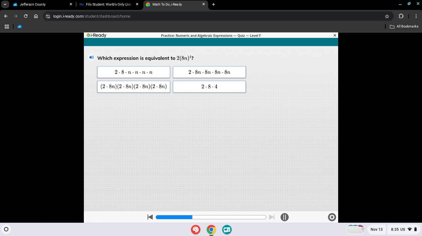 Jefferson Countyfilo Filo Student: World's Only LiveMath To Do, i-Ready..