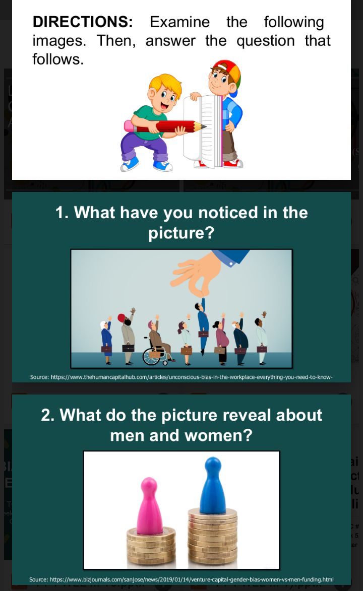 DIRECTIONS: Examine the following images. Then, answer the question that
