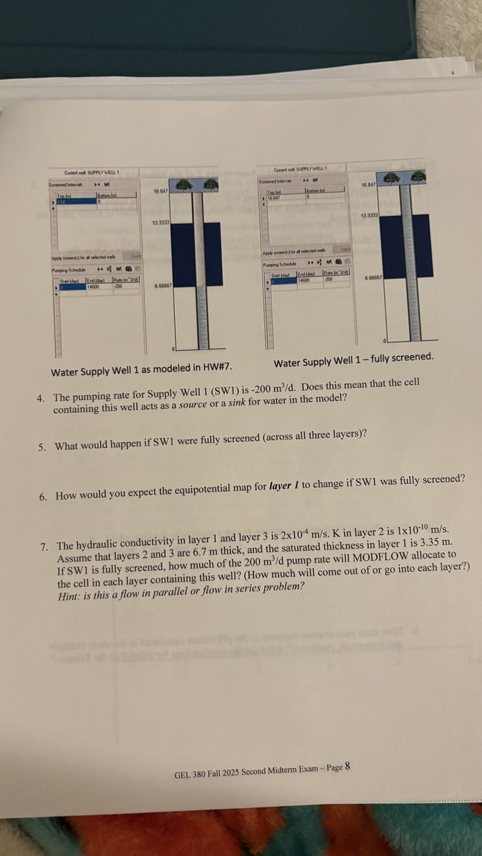 Current well SUPPLY WELL 1 Current well SUPPLY WELL 1 Screened Interval >..