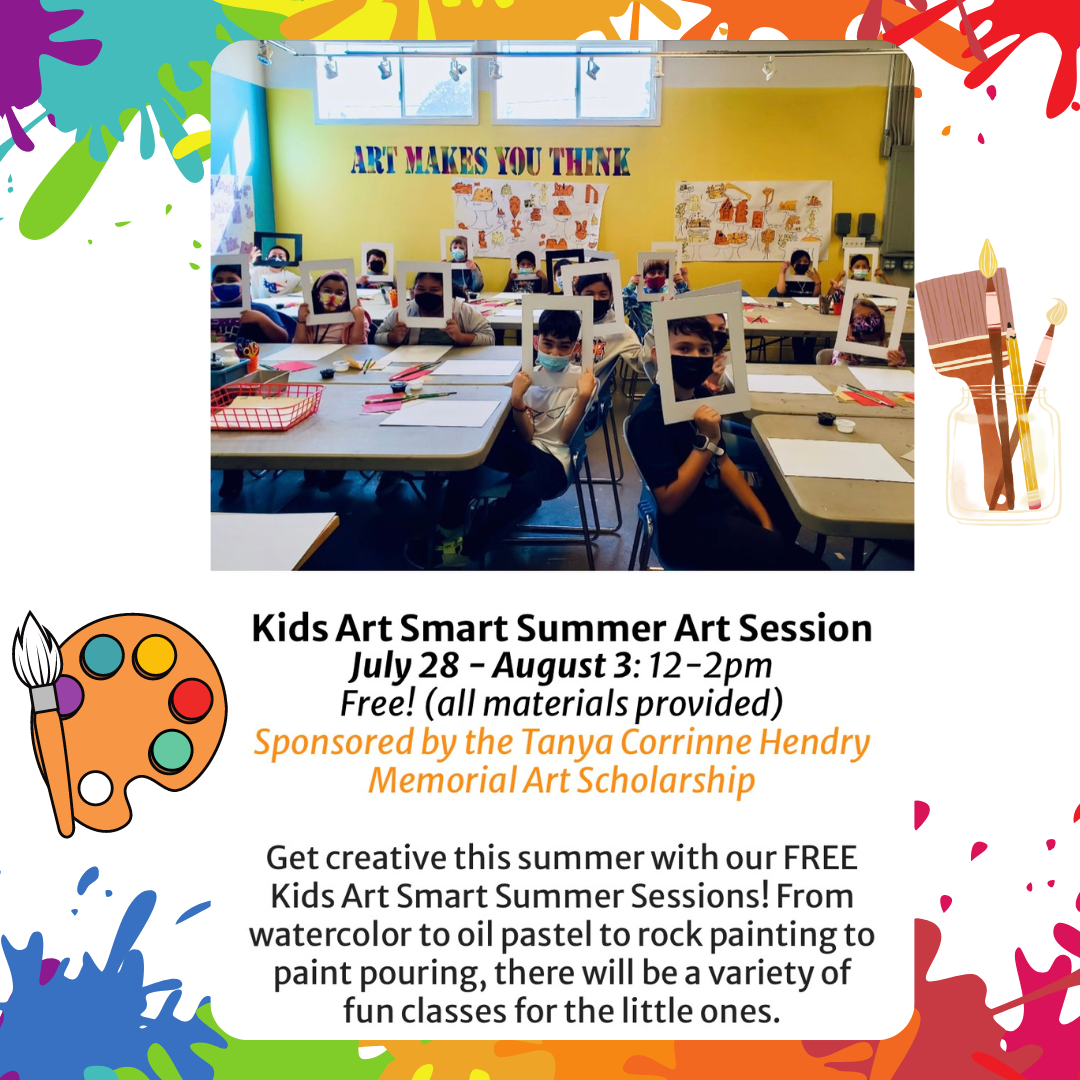 Kids Art Smart Summer Session / Sesiones de arte de verano gratuitas ...