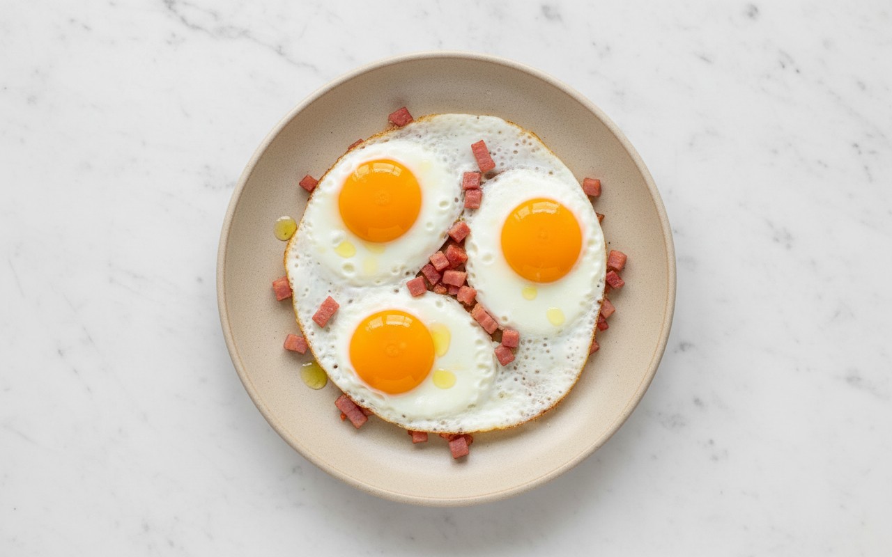 Huevos con Jamón - Calorías - Fitia