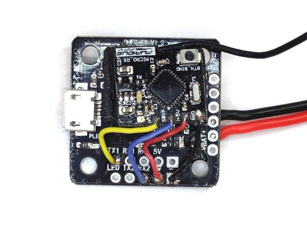 Mini F3 Flight Controller – FrSky receiver – Wiring and configuration ...
